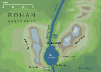 The Encyclopedia of Arda - Sarn Gebir